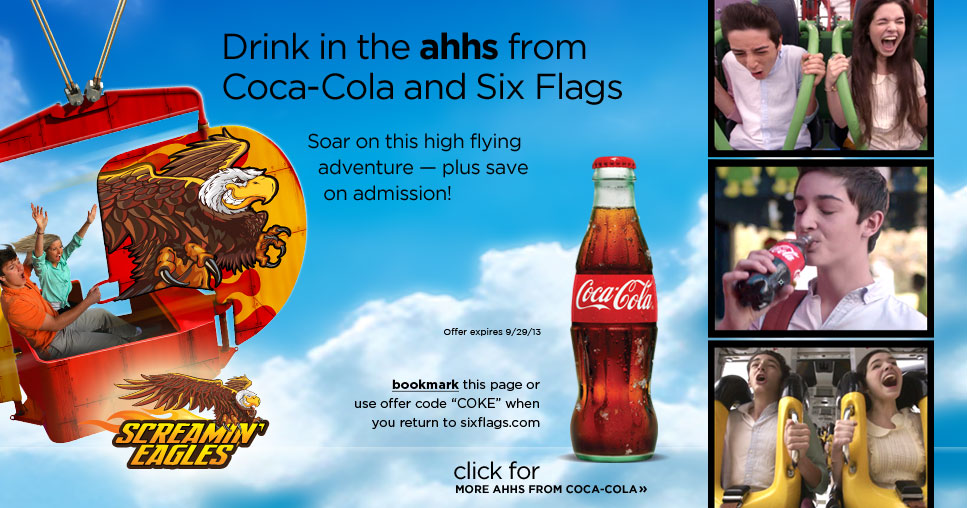 Coke Page | Six Flags / Coca-Cola Partnership